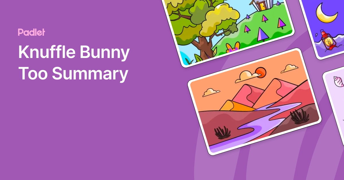 Knuffle Bunny Too Summary