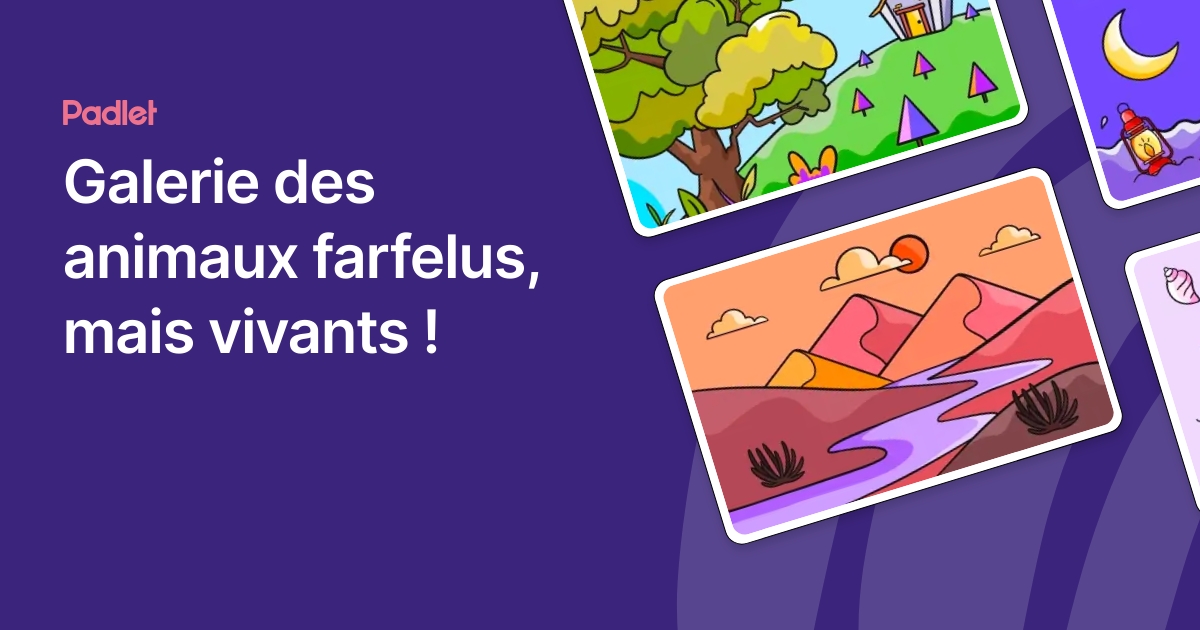 Galerie des animaux farfelus, mais vivants