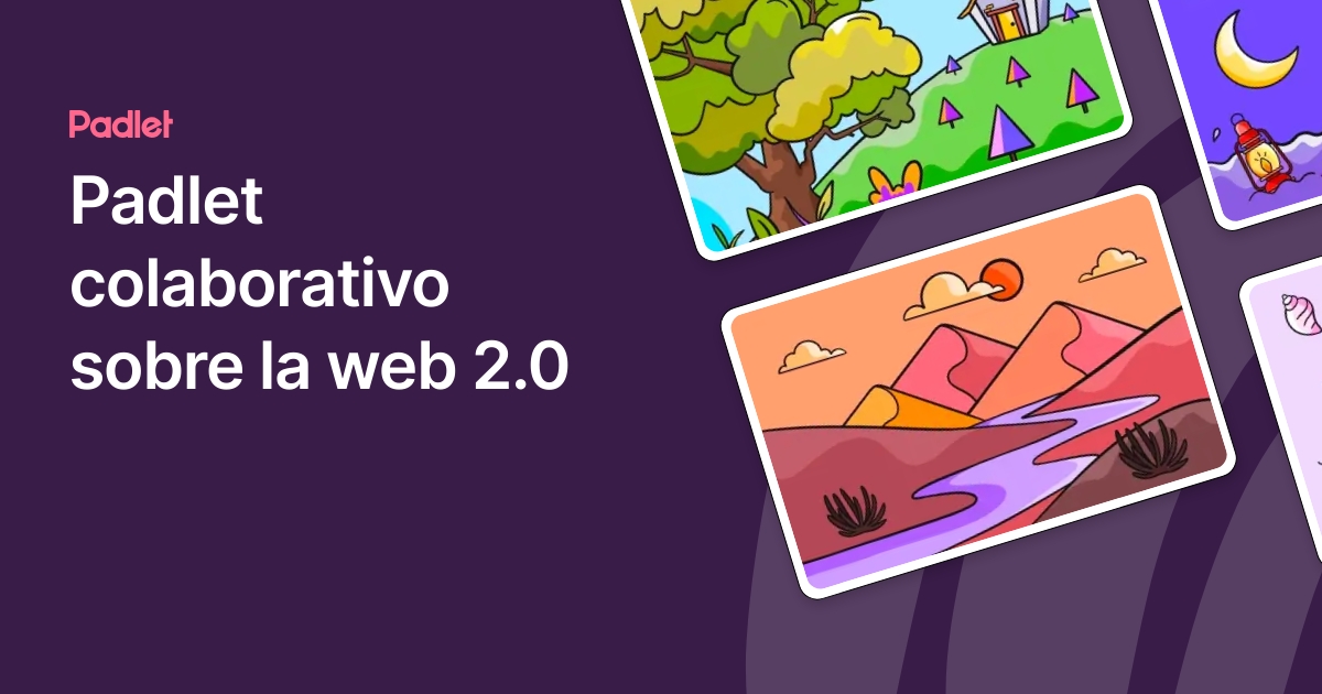 Padlet colaborativo sobre la web 2.0