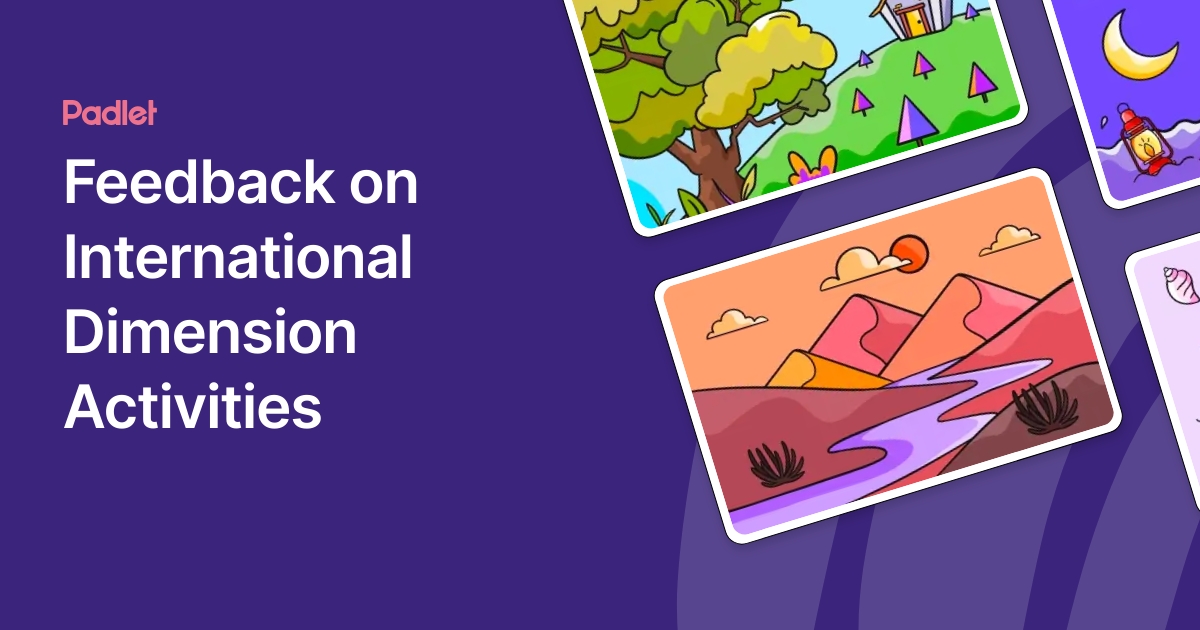 Feedback on International Dimension Activities