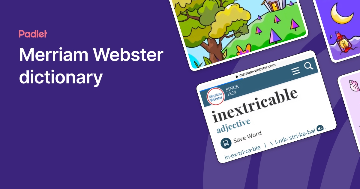 Merriam Webster dictionary