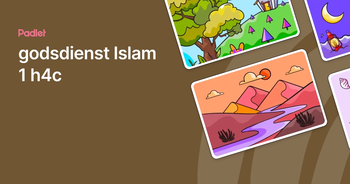 godsdienst Islam 1 h4c