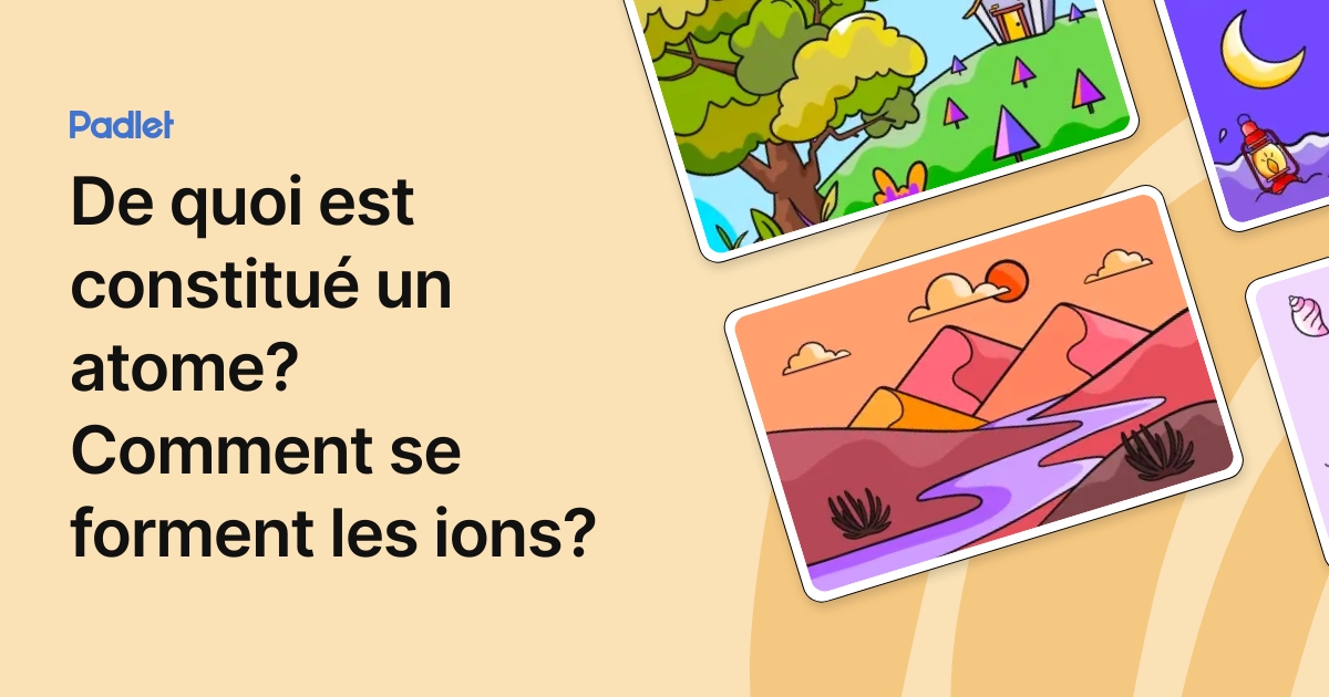 De quoi est constitué un atome? Comment se forment les ions?