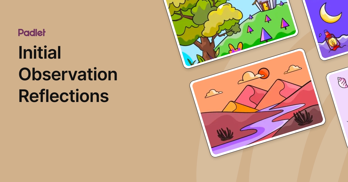 Initial Observation Reflections