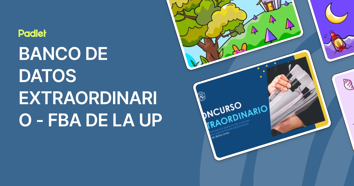 BANCO DE DATOS EXTRAORDINARIO - FBA DE LA UP
