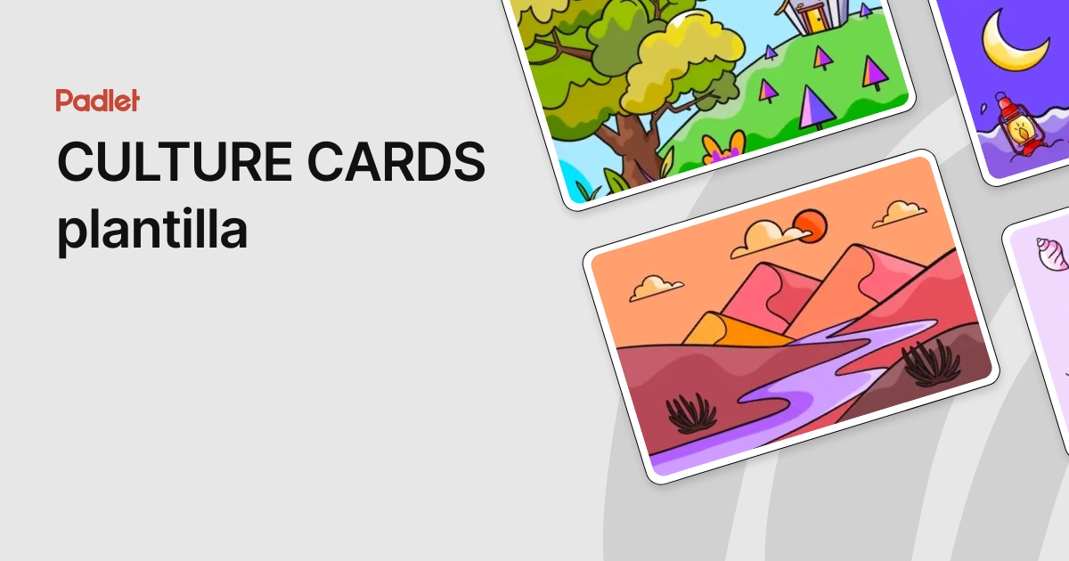 CULTURE CARDS plantilla