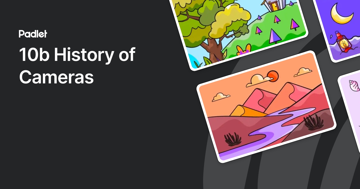 10b History of Cameras