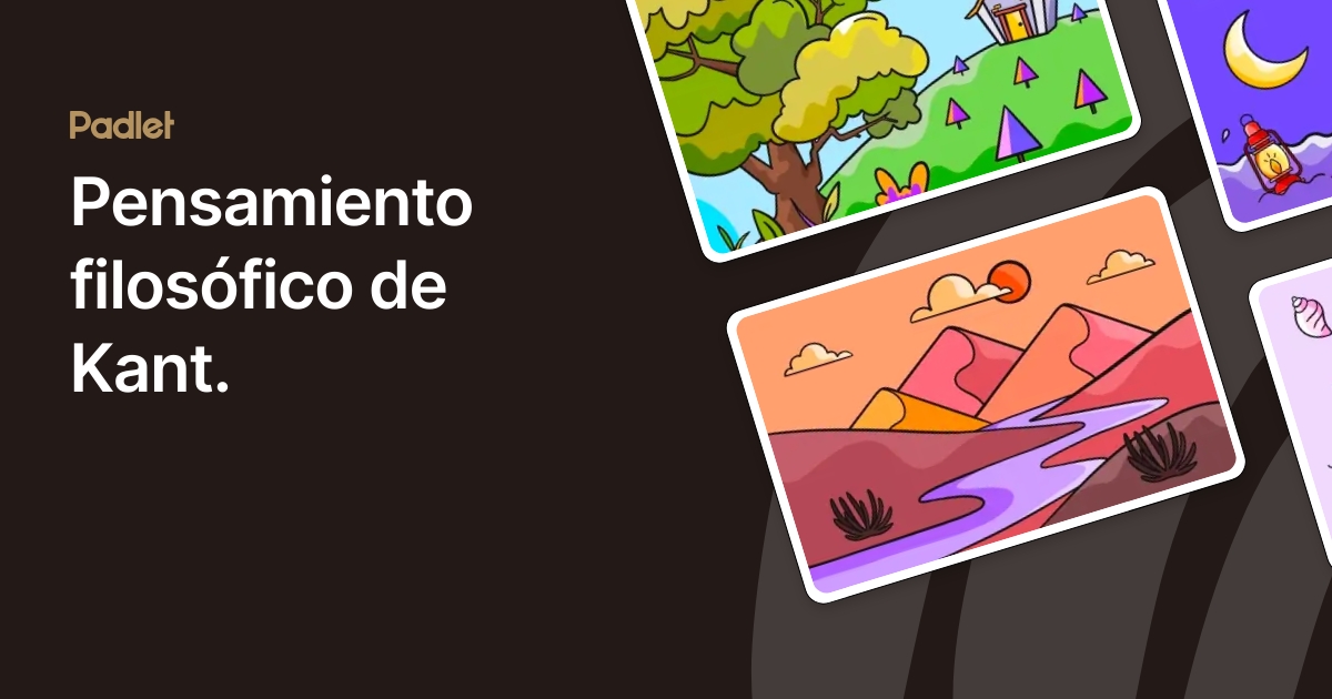 Pensamiento filosófico de Kant.