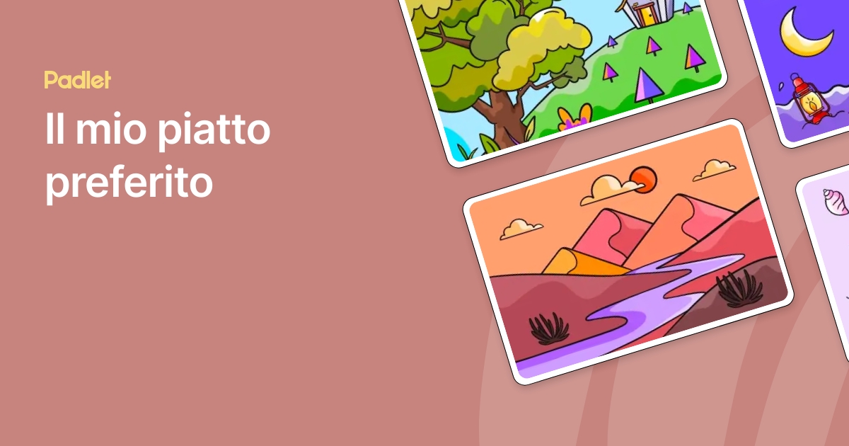 Il mio piatto preferito