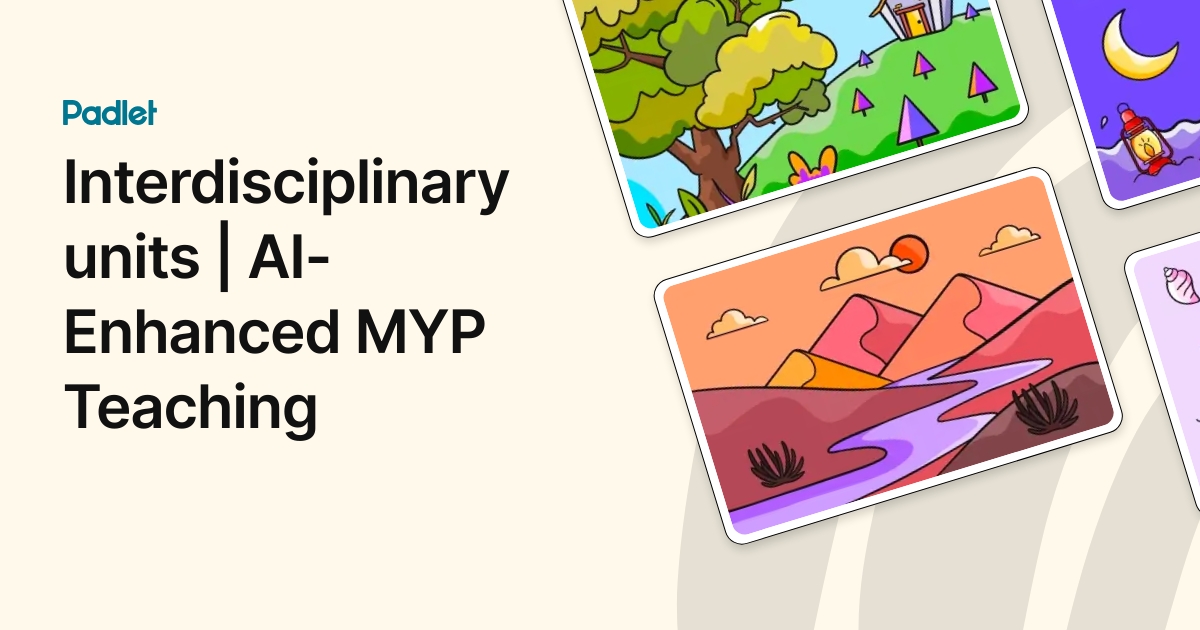 Interdisciplinary units | AI-Enhanced MYP Teaching