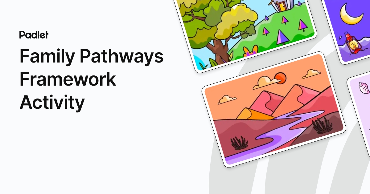 Family Pathways Framework Activity