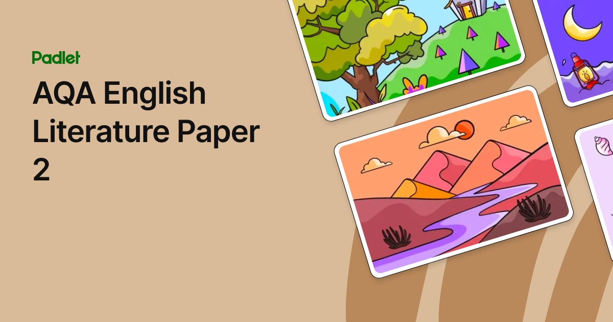 AQA English Literature Paper 2