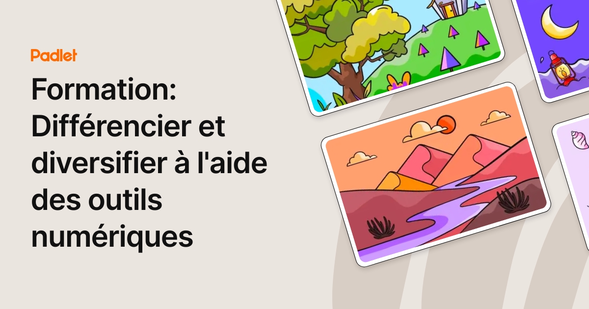 Formation: Différencier et diversifier à l'aide des outils numériques