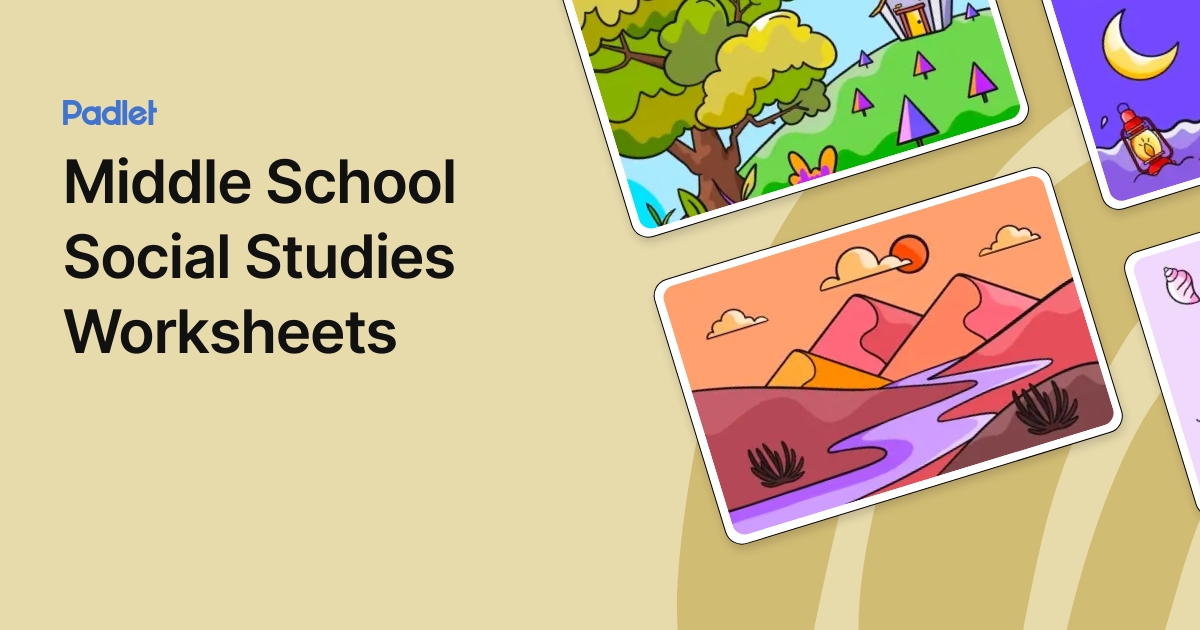 Middle School Social Studies Worksheets