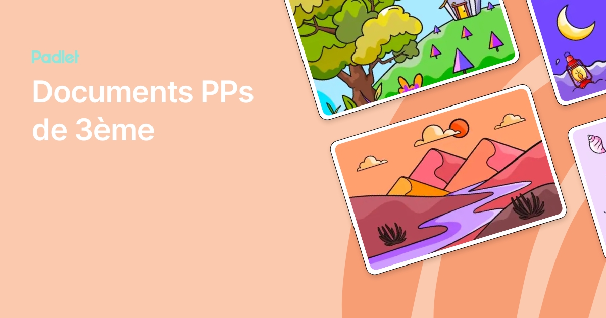 Documents PPs de 3ème