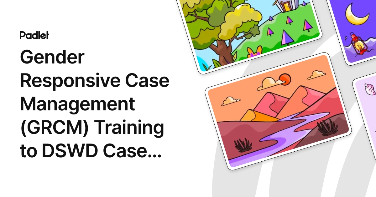 Gender Responsive Case Management (GRCM) Training to DSWD Case Managers