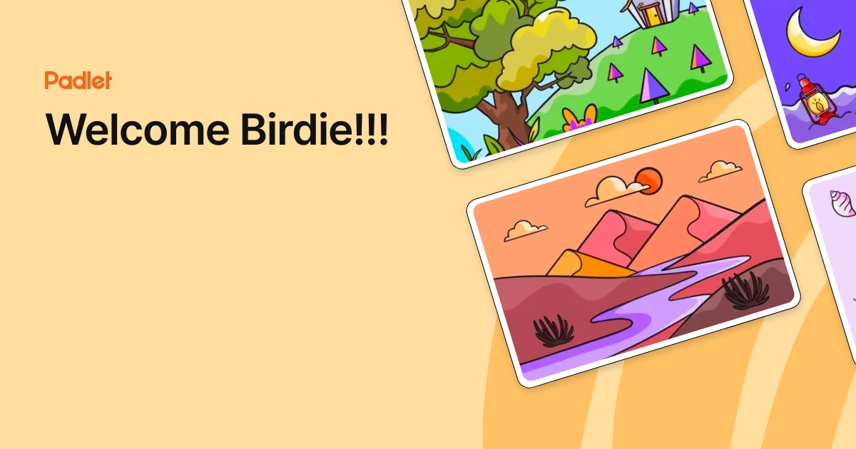 Welcome Birdie!!!
