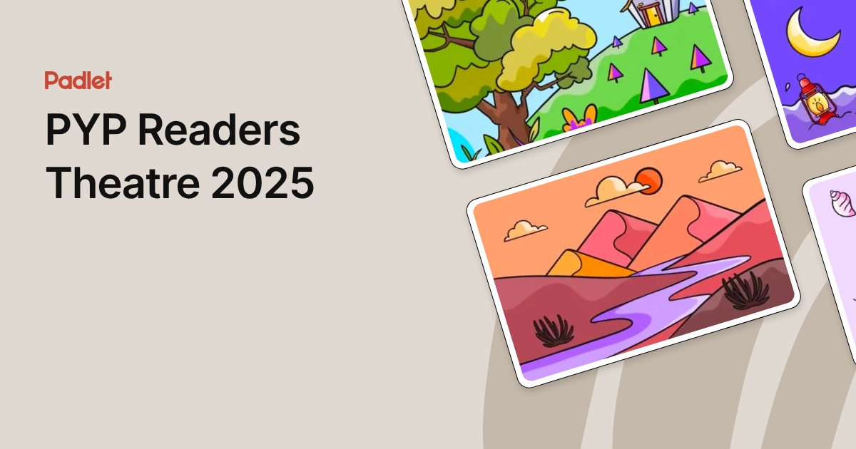 PYP Readers Theatre 2025