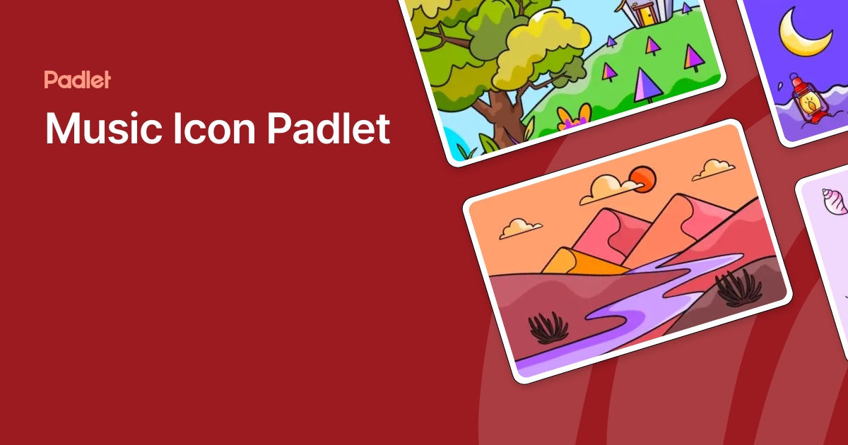 Music Icon Padlet