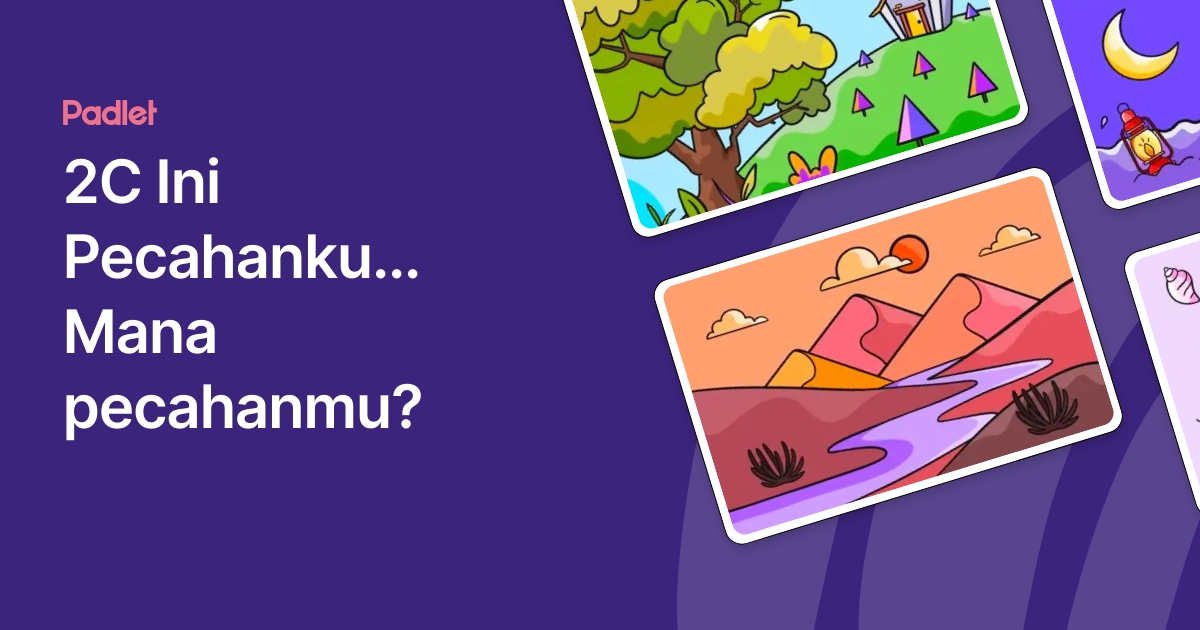 2C Ini Pecahanku... Mana pecahanmu?