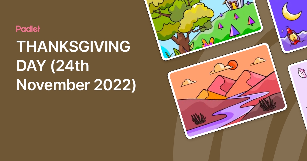 THANKSGIVING DAY (24th November 2022)