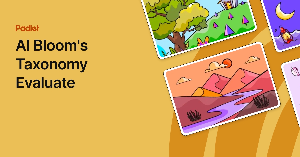 AI Bloom's Taxonomy Evaluate