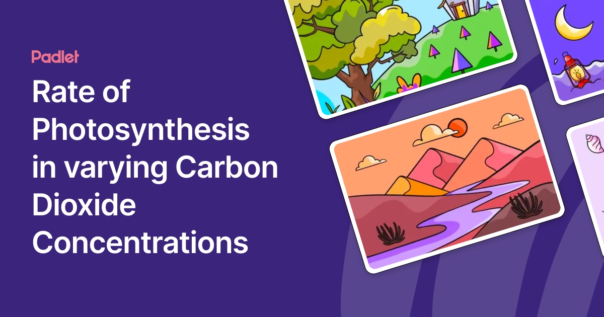 Rate of Photosynthesis in varying Carbon Dioxide Concentrations