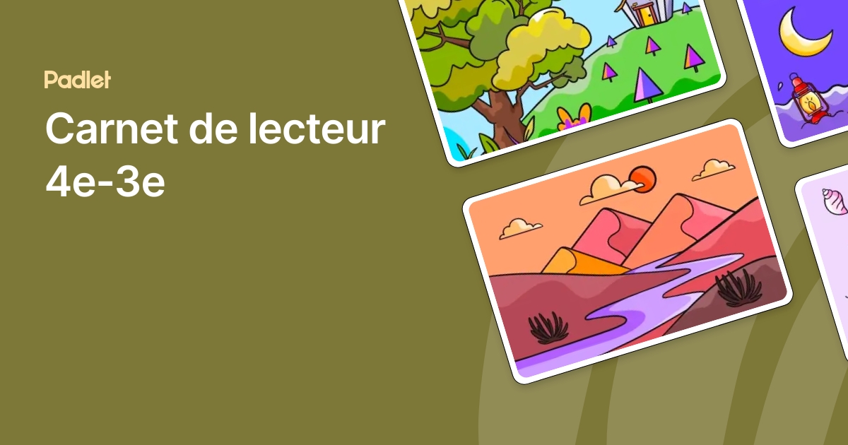 Carnet de lecteur 4e-3e (2024-2025)