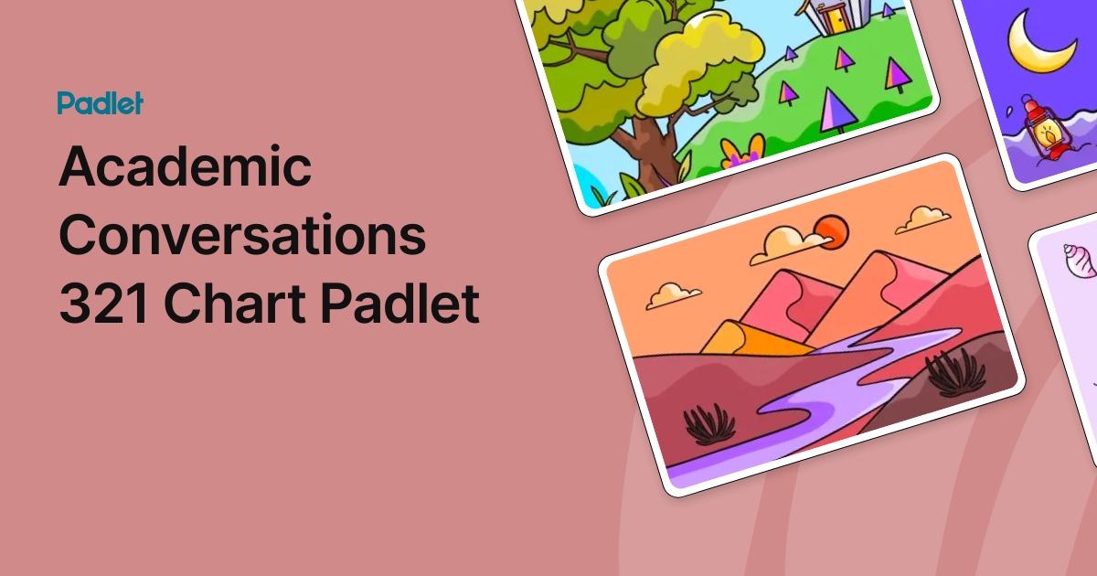 Academic Conversations 321 Chart Padlet