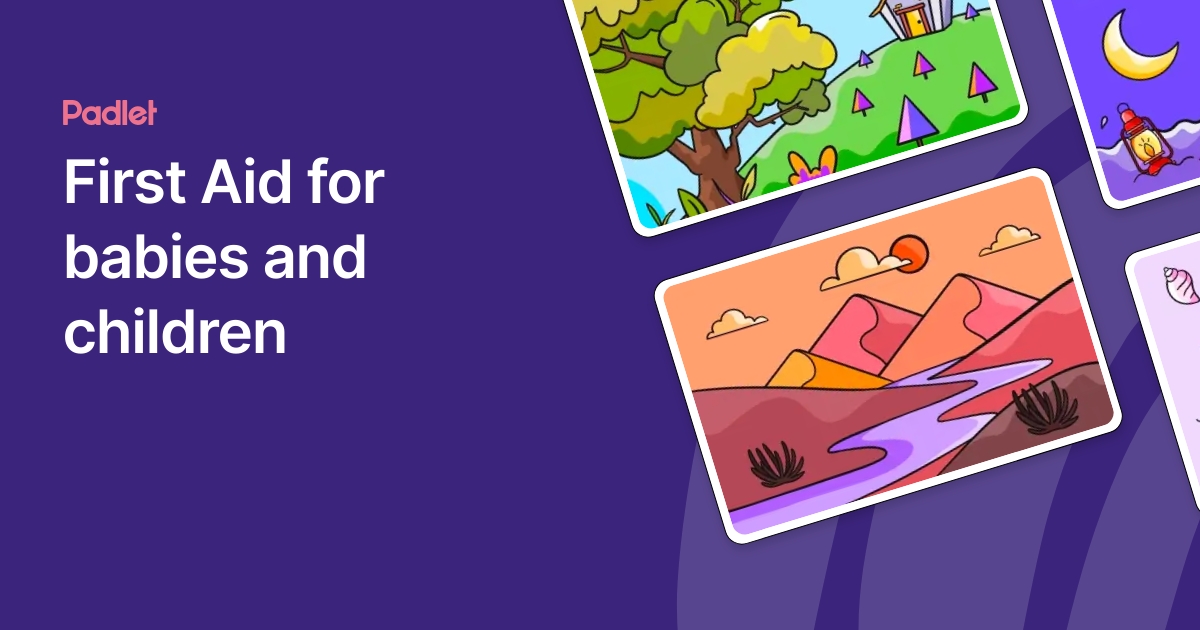 First Aid for babies and children