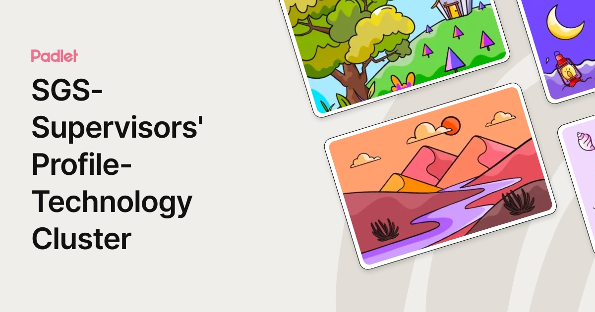 SGS- Supervisors' Profile- Technology Cluster