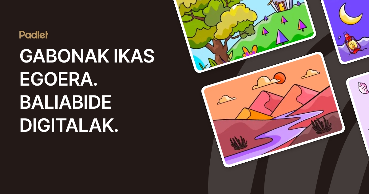 GABONAK IKAS EGOERA. BALIABIDE DIGITALAK.