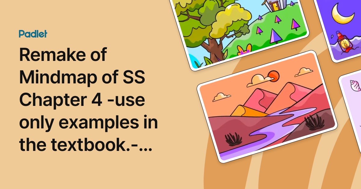 Remake of Mindmap of SS Chapter 4 -use only examples in the textbook.-brayden