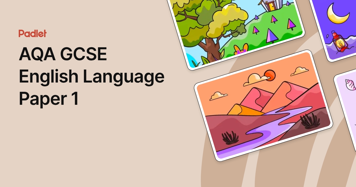 AQA GCSE English Language Paper 1