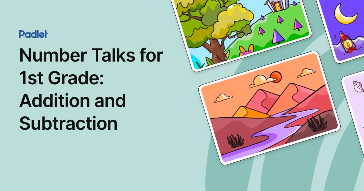 Number Talks for 1st Grade: Addition and Subtraction