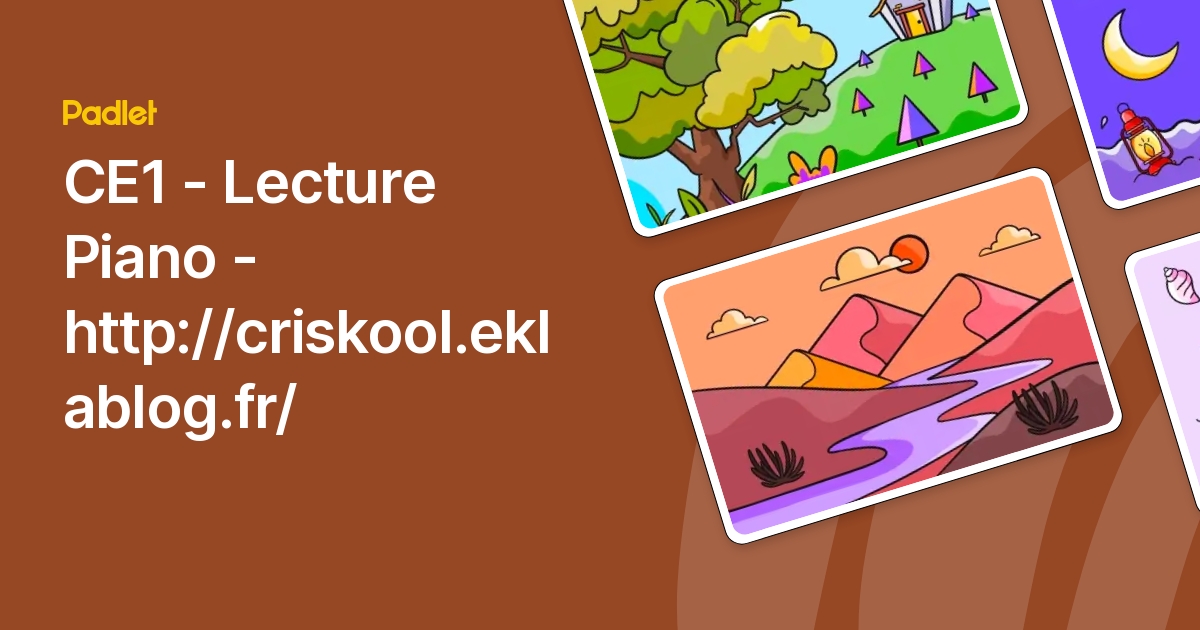 CE1 - Lecture Piano - http://criskool.eklablog.fr/