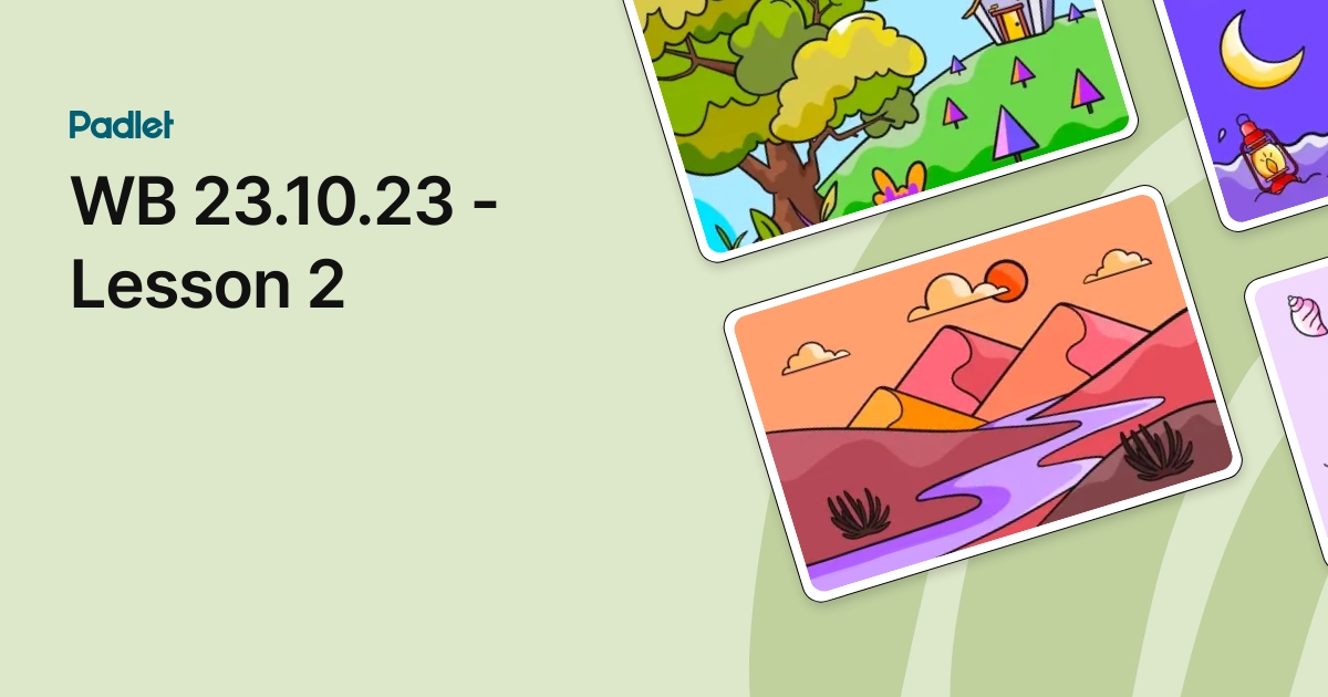 WB 23.10.23 - Lesson 2
