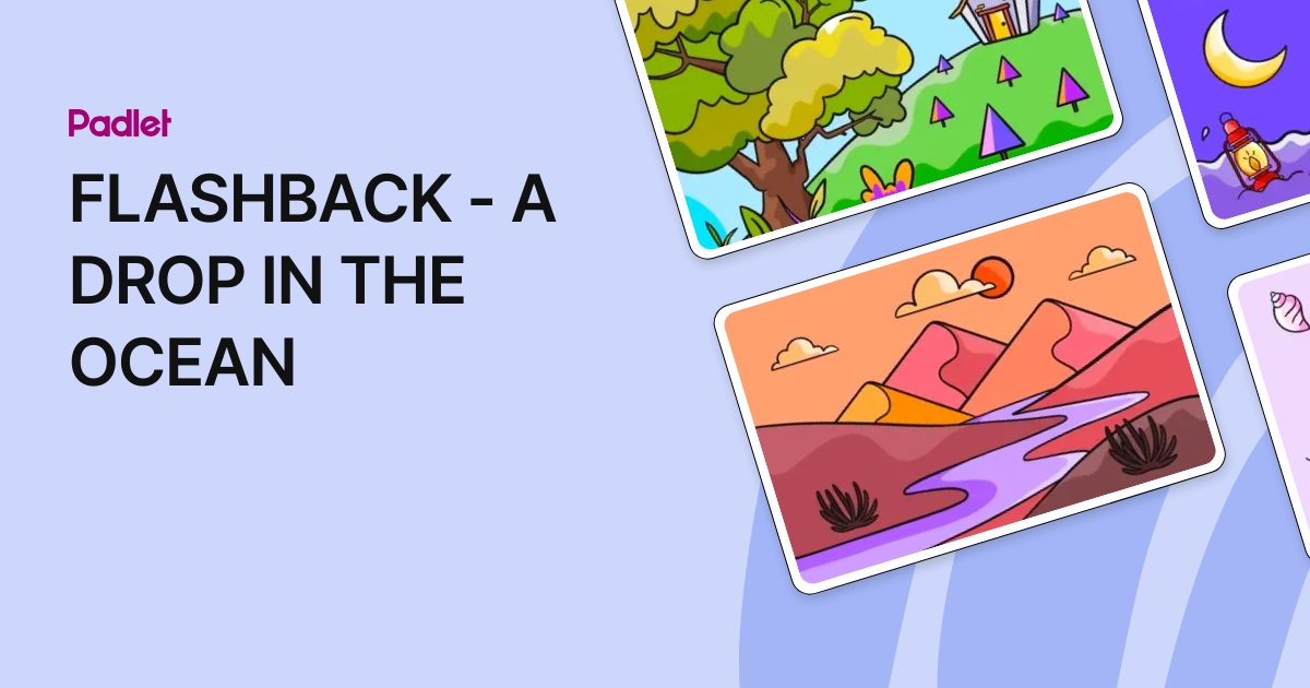 FLASHBACK - A DROP IN THE OCEAN