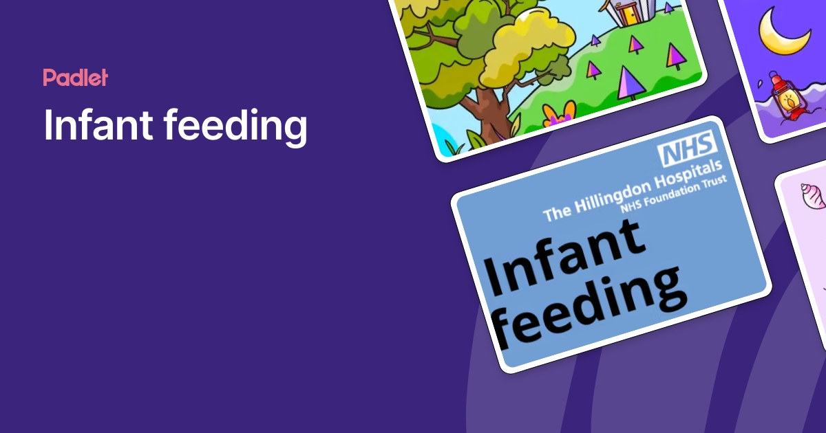 Infant feeding