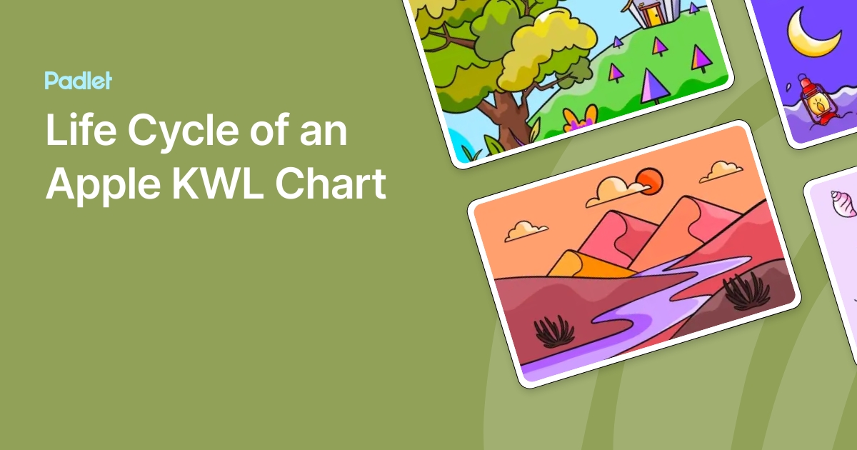 Life Cycle of an Apple KWL Chart