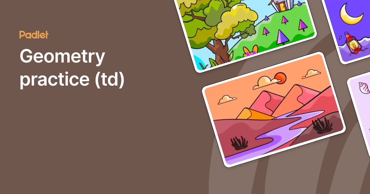 Geometry practice (td)