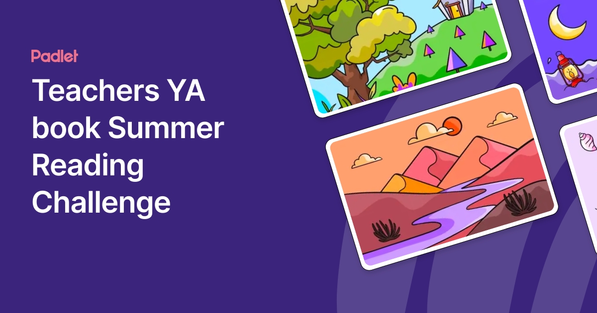 Teachers YA book Summer Reading Challenge