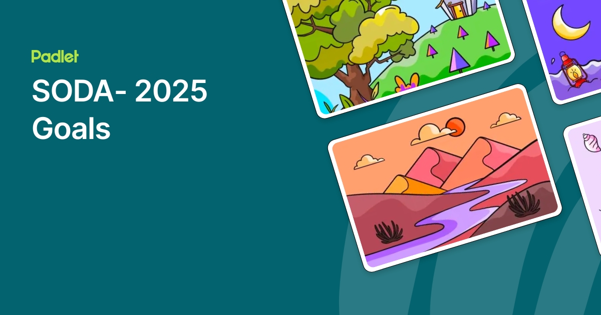 SODA- 2025 Goals