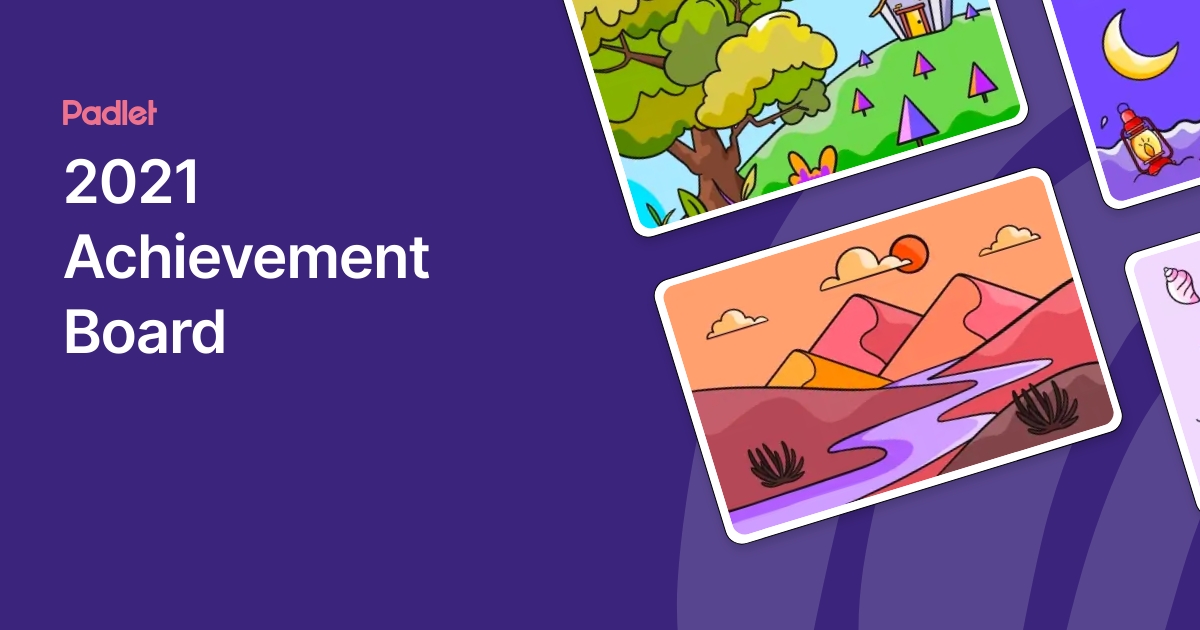 2021 Achievement Board