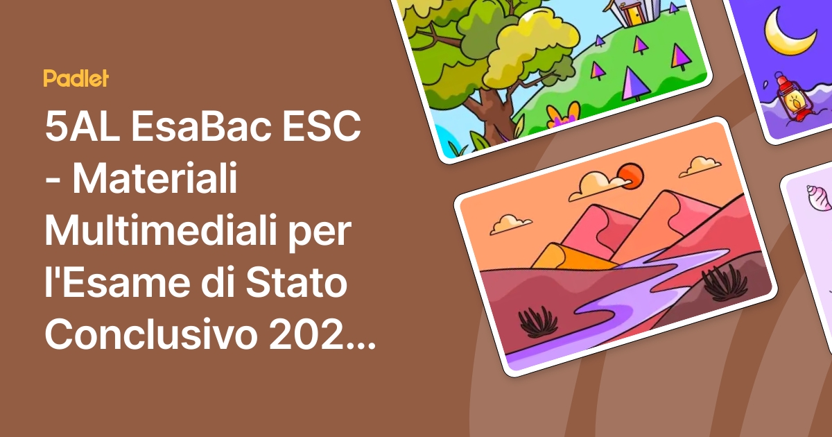 5AL EsaBac ESC - Materiali Multimediali per l'Esame di Stato Conclusivo ...