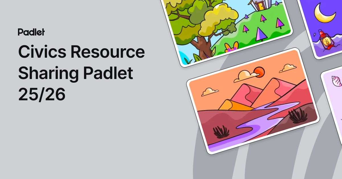 Ism Resource Sharing Padlet 24/25