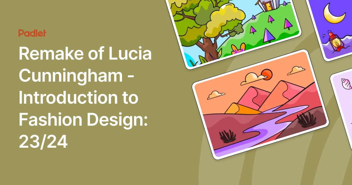 Remake of Lucia Cunningham - Introduction to Fashion Design: 23/24