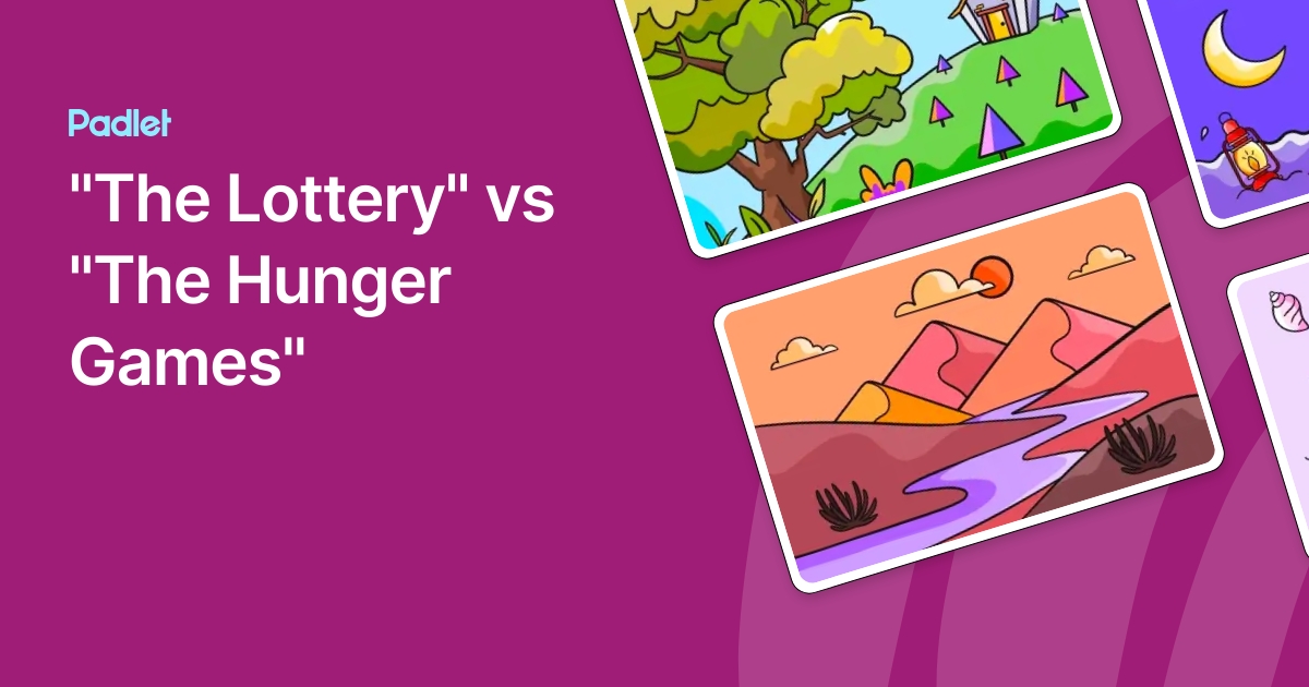 "The Lottery" vs "The Hunger Games"