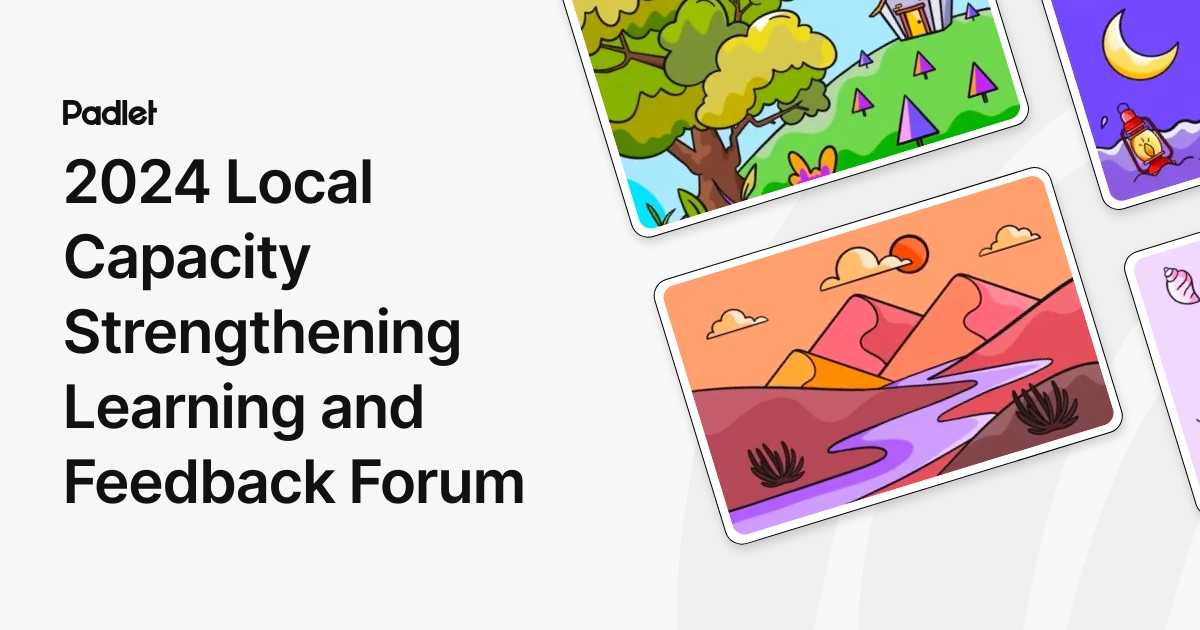 2024 Local Capacity Strengthening Learning and Feedback Forum