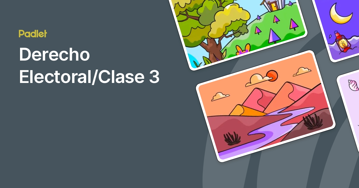 Derecho Electoral/Clase 3